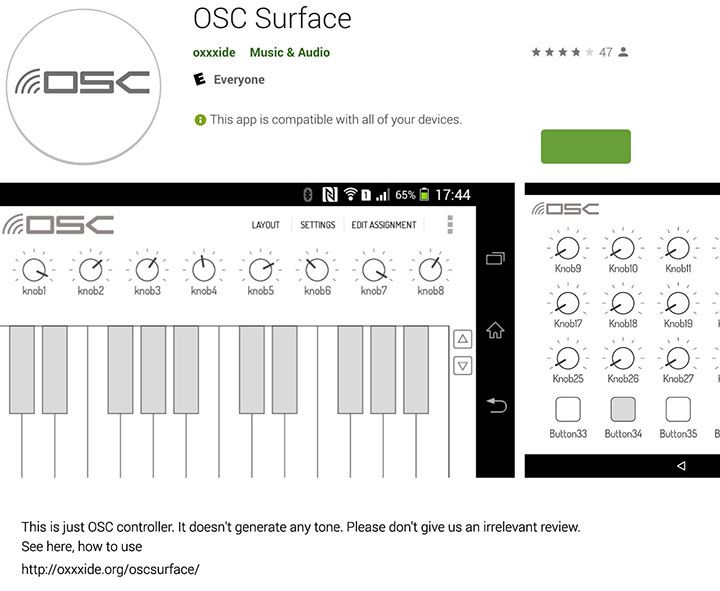 OSC mobile apps